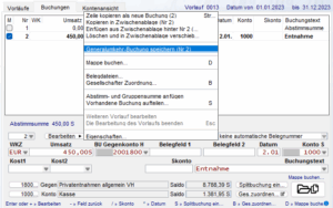 Stornieren mittels Generalumkehr - microdat